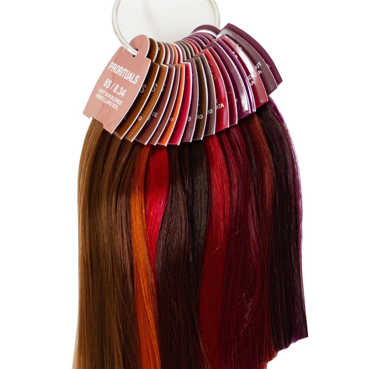 PRORITUALS PROFESSIONAL HAIR COLOR Chart & Swatch Rings – StyleCare ...